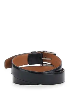 TOD'S Leather Belt With Adjustable Buckle Closure