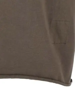 Rick Owens Sleeveless Hooded Top With Drawstring