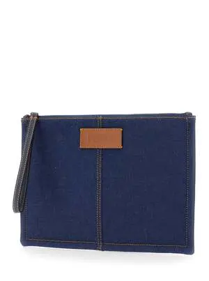 Fendi Denim Pouch - Multicolor
