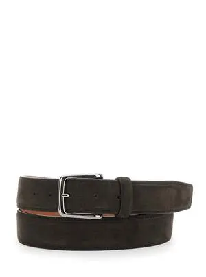TOD'S Suede Belt With Elegant Details - Multicolor
