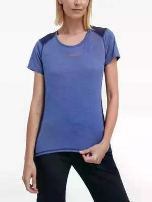 LA SPORTIVA Logo Detail Short Sleeve T-shirt - Blue