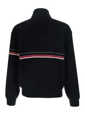 Versace Cotton Zip-up Track Jacket With Striped Detailing