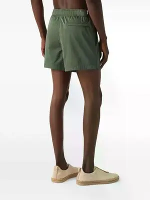 Zegna Swim Shorts With Logo Detail