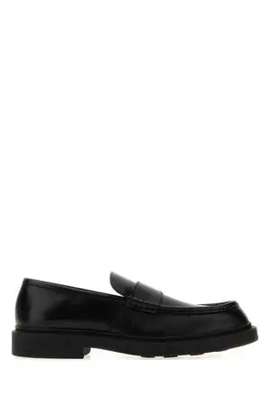 JIL SANDER Leather Loafers - Black