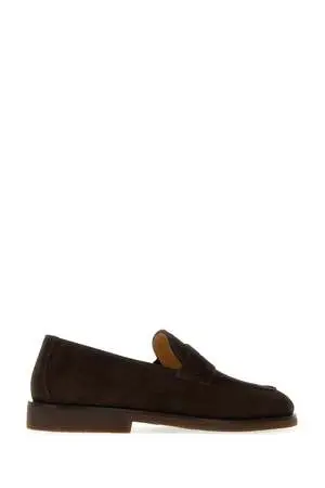 Brunello Cucinelli Dark Suede Loafers