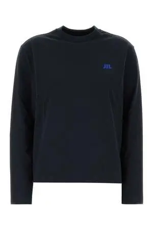 JIL SANDER Midnight Cotton T-shirt Blue