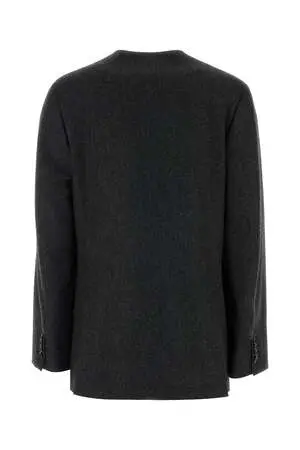 JIL SANDER Charcoal Wool Blazer