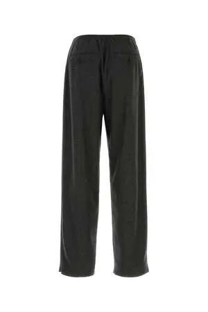 JIL SANDER Graphite Flannel Pant