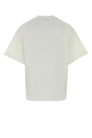 JIL SANDER Cotton T-shirt With Printed Logo - White