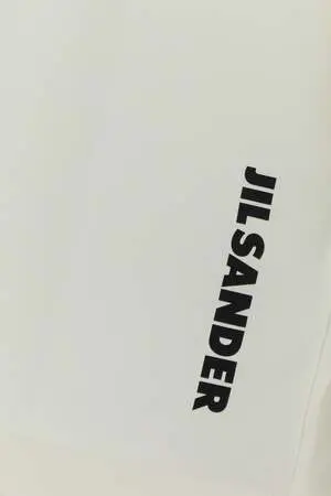 JIL SANDER Cotton T-shirt With Printed Logo - White