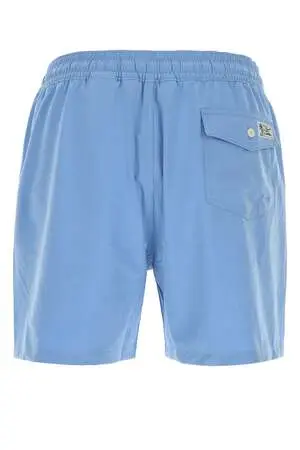 Polo Ralph Lauren Stretch Polyester Swimming Shorts With Embroidered Logo
