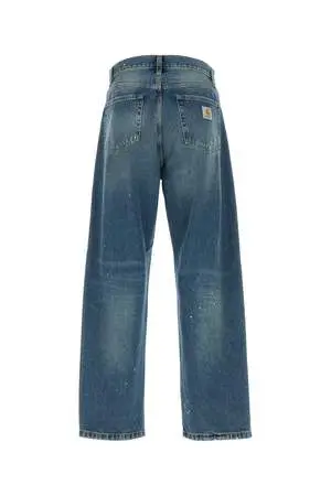 Carhartt Work In Progress Wide-leg Denim Trousers - Blue