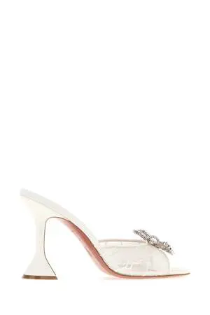 Amina Muaddi Lace Rosie Mules