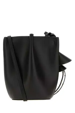 Givenchy Leather Nano Snap Bucket Bag - Black