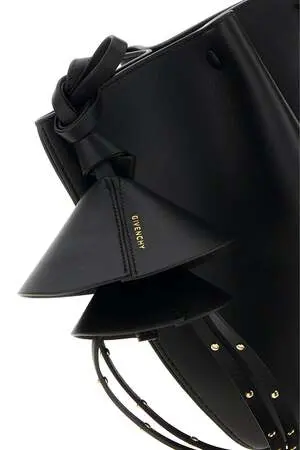Givenchy Leather Nano Snap Bucket Bag - Black