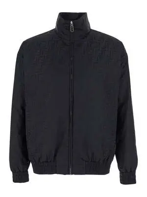 Fendi Padded Bomber Zucca Embossed Ny - Multicolor