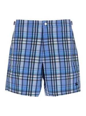 Burberry Checked Swim Shorts - Multicolor