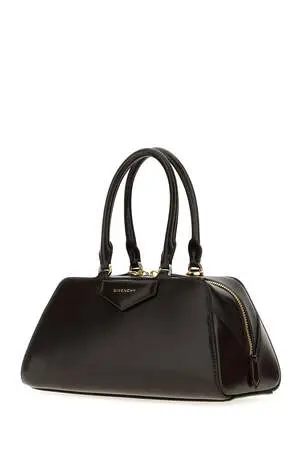 Givenchy Chocolate Leather Small Antigona Handbag