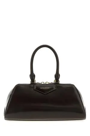 Givenchy Chocolate Leather Small Antigona Handbag - Brown