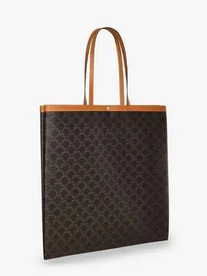 Celine Triomphe Fabric Shopper Bag - Multicolor