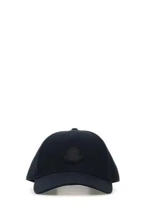 Moncler Dark Cotton Baseball Cap - Blue