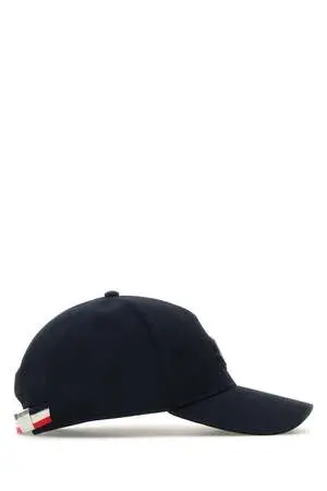 Moncler Cotton Baseball Cap With Logo Patch