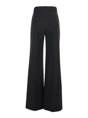 Victoria Beckham Alina Wool Trousers - Multicolor