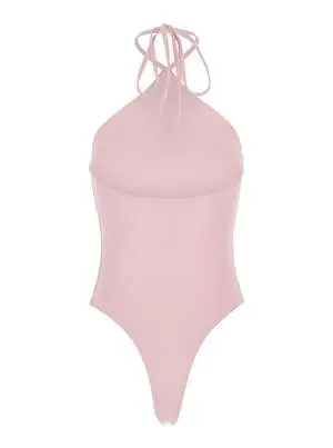 Jacquemus Le Maillot Bastide Halterneck One-piece Swimsuit - Multicolor