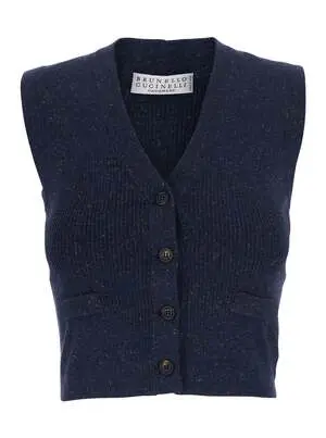 Brunello Cucinelli Cashmere Blend Vest