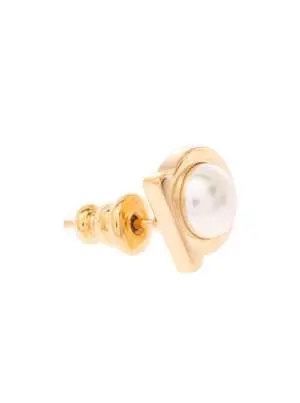 FERRAGAMO Stud Earrings With Pearl Detail - Multicolor