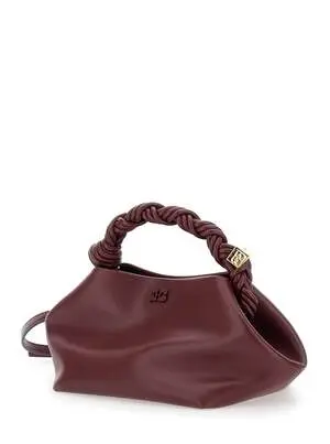 GANNI Bou Piccola' Handbag With Woven Handle - Multicolor