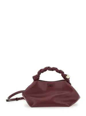 GANNI Bou Piccola' Handbag With Woven Handle - Multicolor
