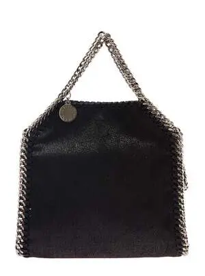 Stella McCartney Mini Tote Bag With Logo Charm - Multicolor