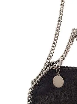 Stella McCartney Mini Tote Bag With Logo Charm - Multicolor