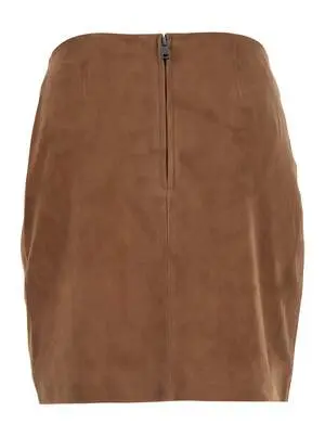 ROTATE BY BIRGER CHRISTENSEN Suede Mini Skirt