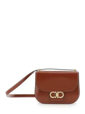 FERRAGAMO Double G. Fl Shoulder Bag - Multicolor