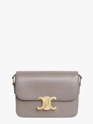 Celine Teen Triomphe Leather Crossbody Bag - Multicolor