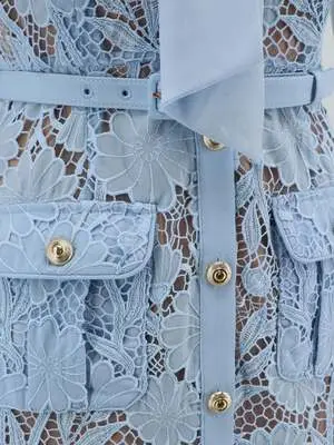 SELF-PORTRAIT Lace Dress With Belt