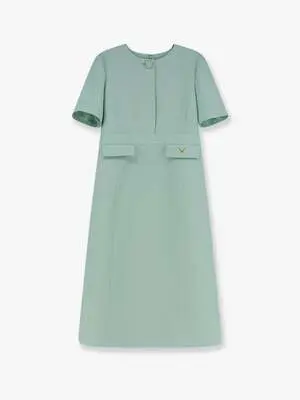 Valentino Garavani Crepe Couture Midi Dress - Multicolor