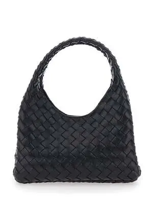 Bottega Veneta Bottega Veneta Small Campana Shoulder Bag Black