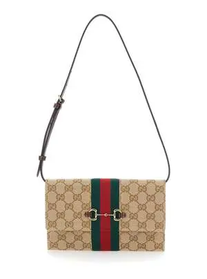 Gucci Horsebit Wallet On Chain Original Gg Raw