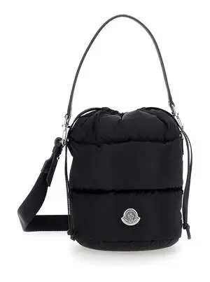 Moncler Karadoc Padded Tech Fabric Handbag With Drawstring Closure - Multicolor