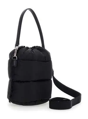 Moncler Karadoc Padded Tech Fabric Handbag With Drawstring Closure - Multicolor