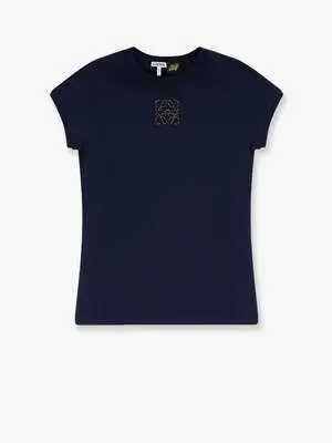 Loewe Cotton T-shirt With Embossed Anagram Logo - Multicolor