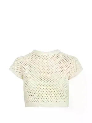 Kith Rhea Knitted Cropped T-shirt
