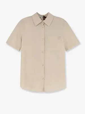 Loewe LOEWE Paula's Ibiza Short Sleeve Cotton Shirt Multicolor