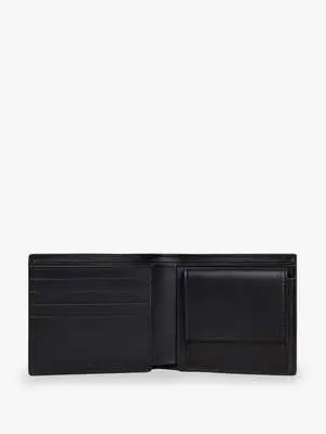 Celine Leather Bi-fold Wallet With Coin