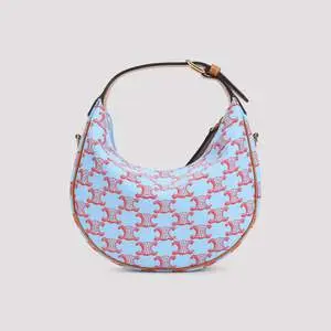 Celine Triomphe Canvas Teen Lulu Shoulder Bag