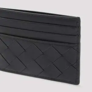 Bottega Veneta Intrecciato Card Case - Black