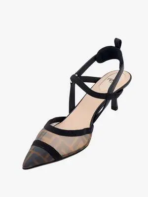 Fendi Colibrì Lite Pumps In Ff Mesh - Multicolor
